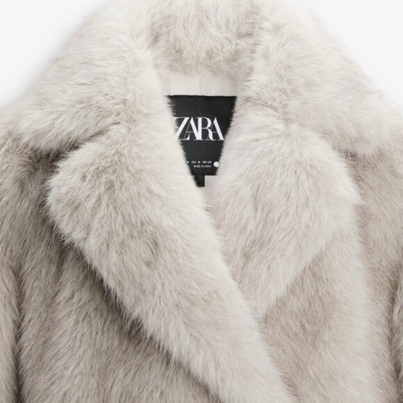 Zara | Jackets & Coats | Zara Faux Fur Jacket Zw Collection | Poshmark